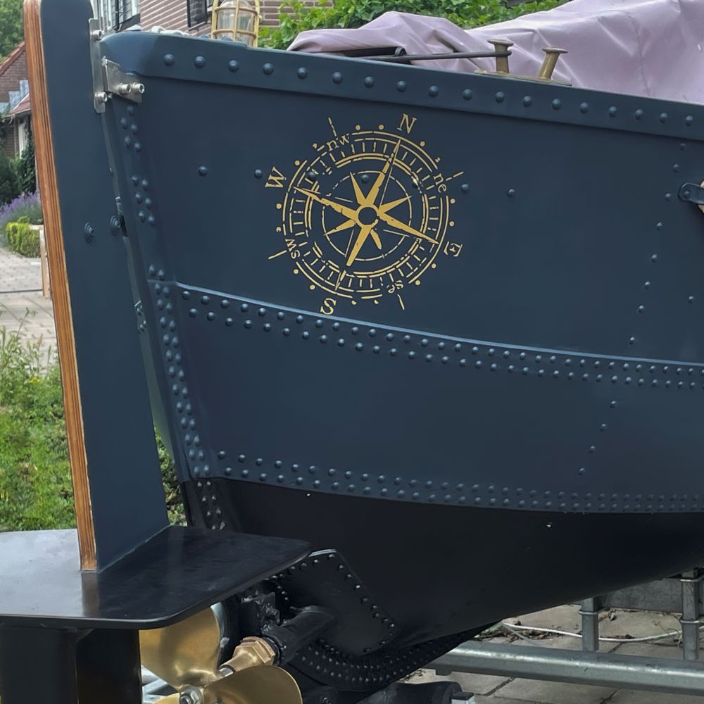 Boot sticker eigen logo - Bootstickeronline.nl - Voor al je boot stickers